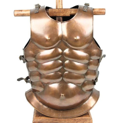 Medieval Roman Greek Muscle Body Armor Cuirass Copper Finish